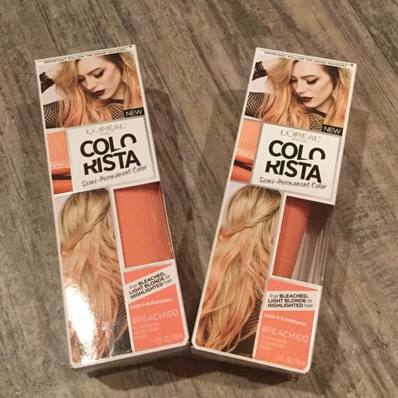 L'Oreal | Hair | Nib 2 Loral Colorista Peach Semipermanent Color | Poshmark